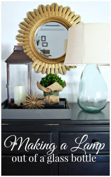 DIY Glass Bottle Lamp · Chatfield Court