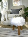 DIY Ottoman with Faux Fur · Chatfield Court