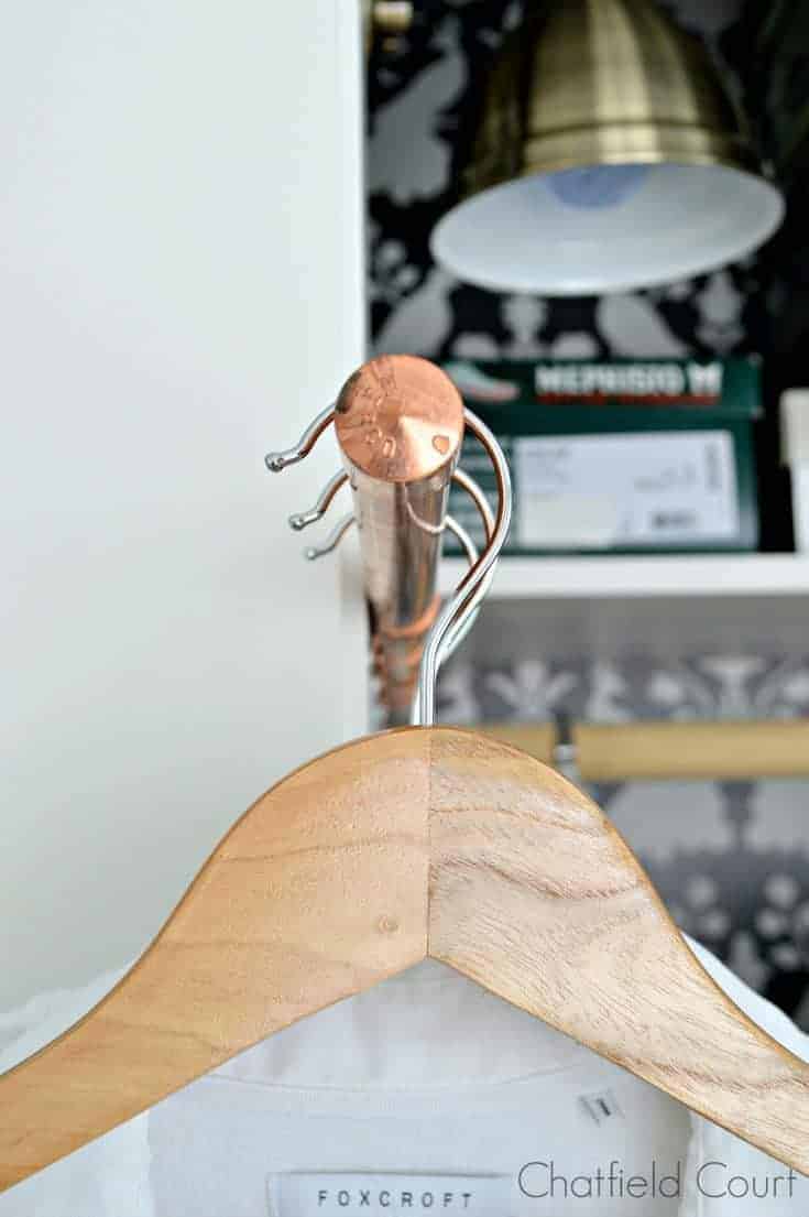 Make a DIY Sliding Clothes Rod for a Bedroom Closet | Chatfield Court