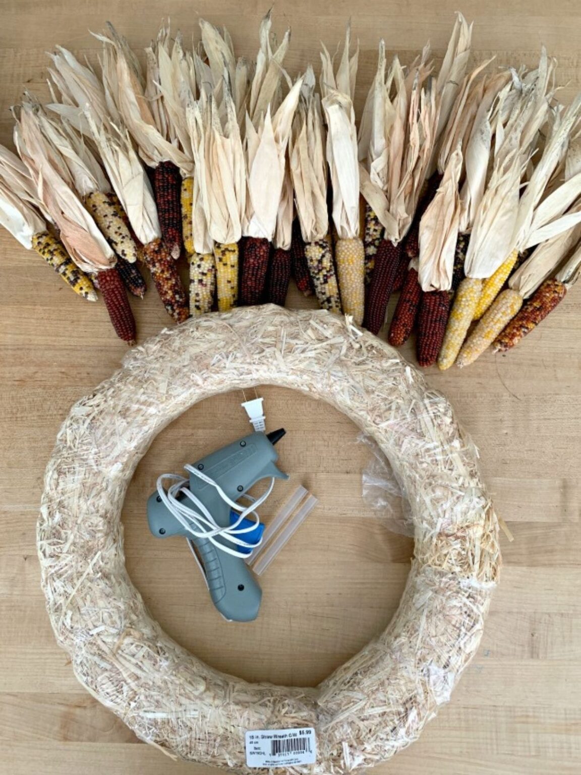 DIY Indian Corn Wreath · Chatfield Court